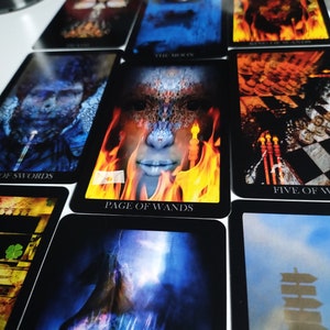 Tarot Deck "hypnotic" - Tarot Card Deck, Oracle Deck, Tarot Cards, 78 ...
