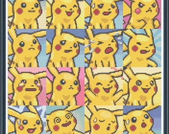 Pikachu Emotion - Etsy
