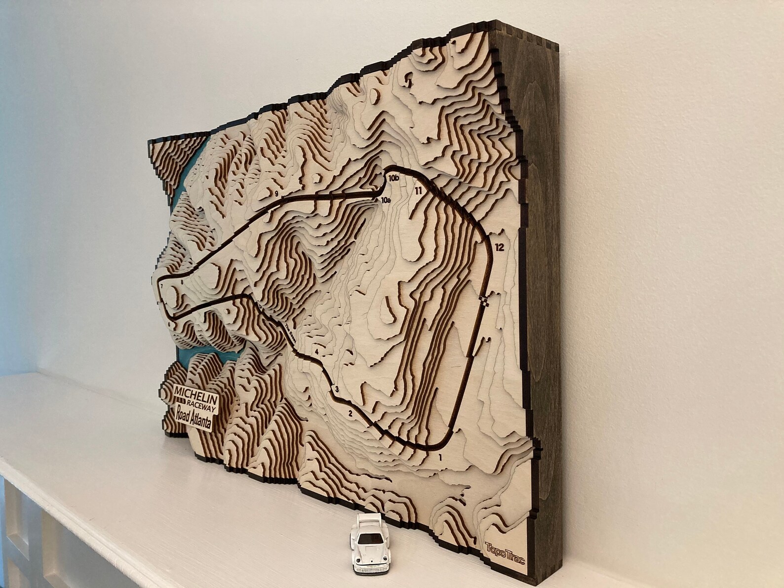 Road Atlanta 3D Topographic Map | Etsy