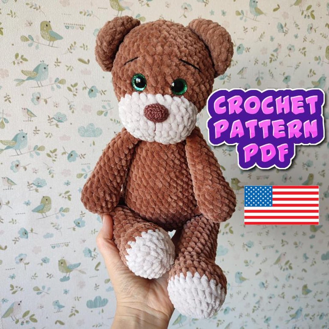 Crochet Bear Pattern PDF – DIY Amigurumi Tutorial – Instant Download ...