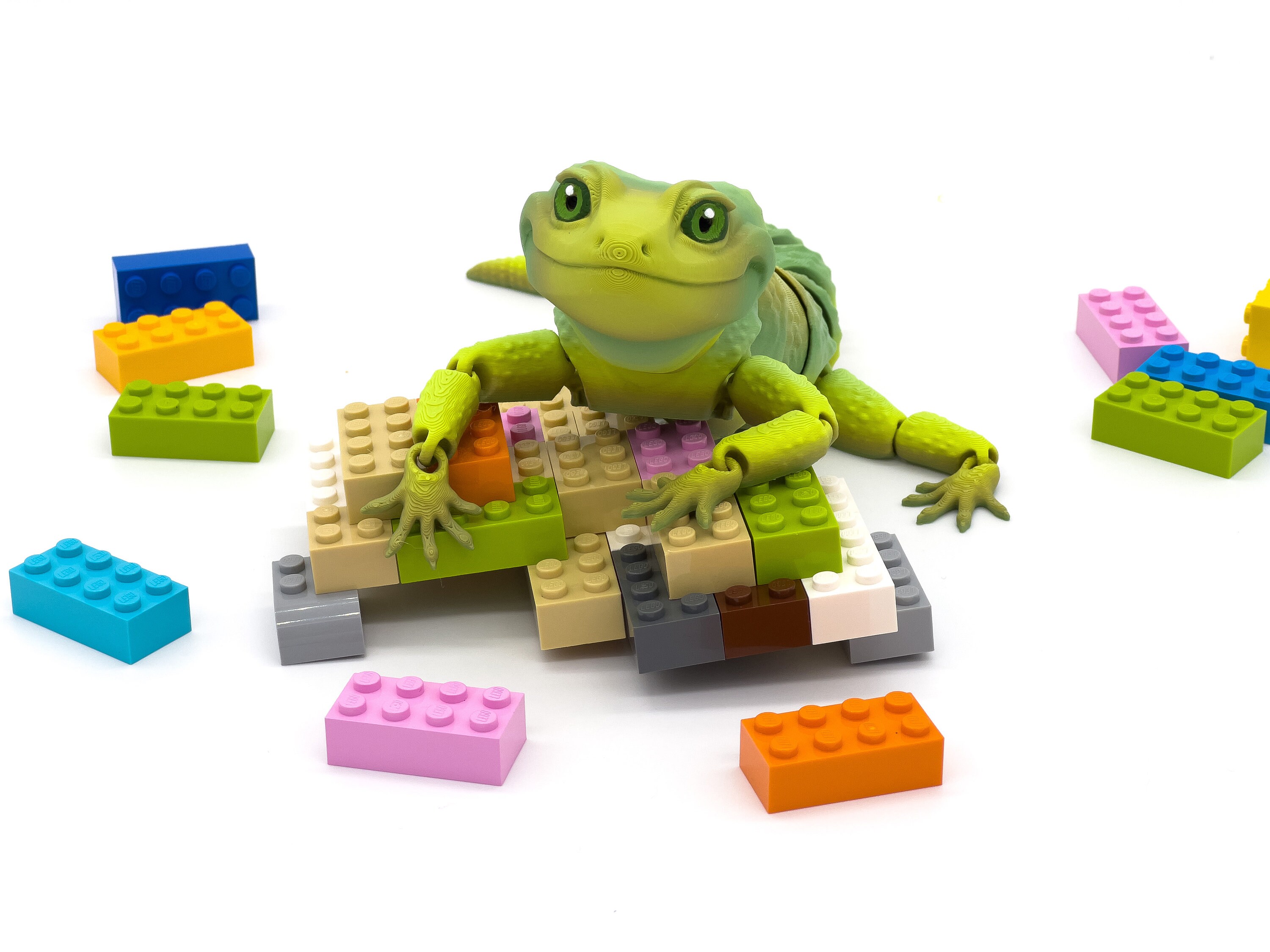 Articulated Gecko Toy - Etsy