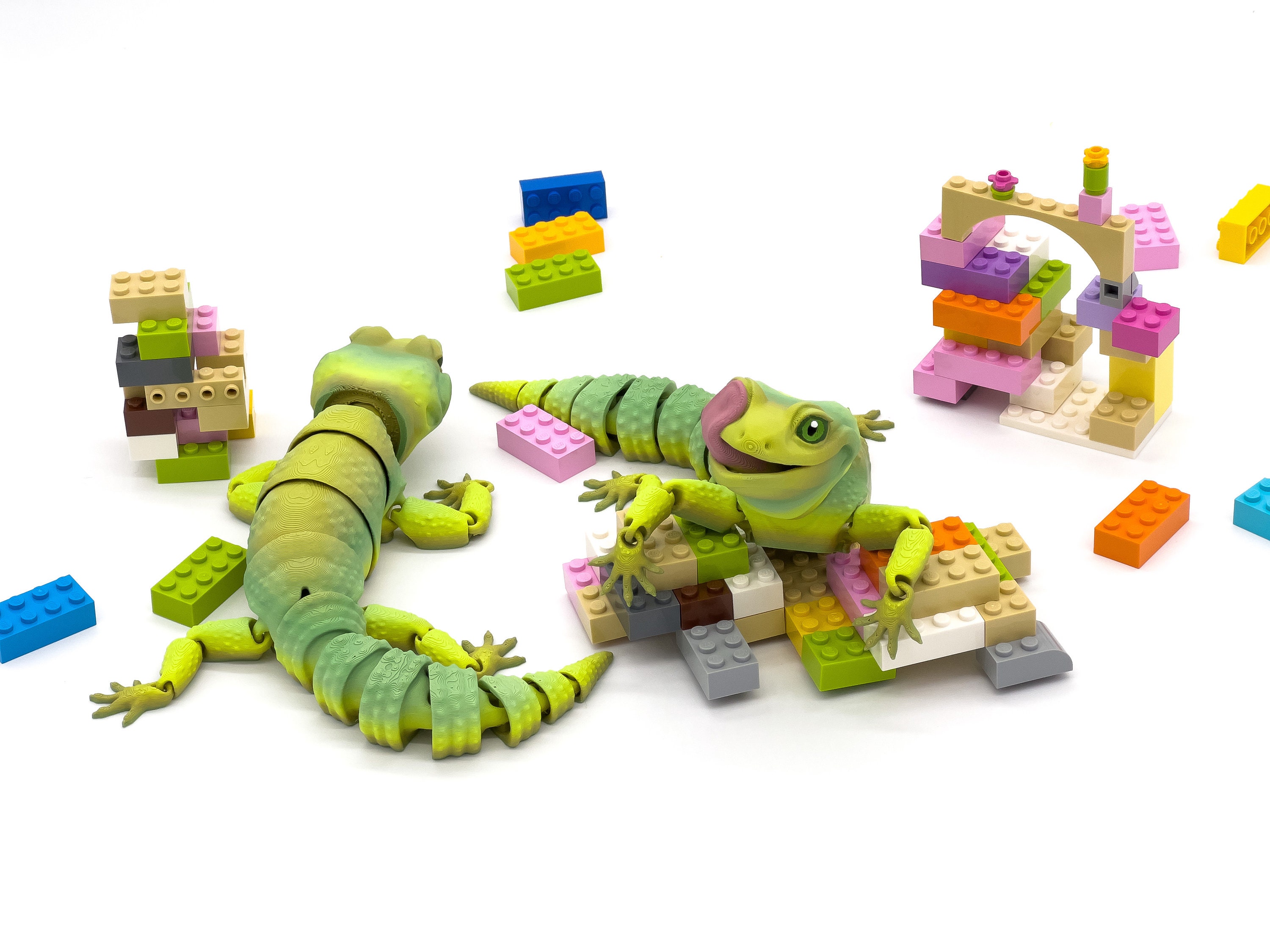 Articulated Gecko Toy - Etsy