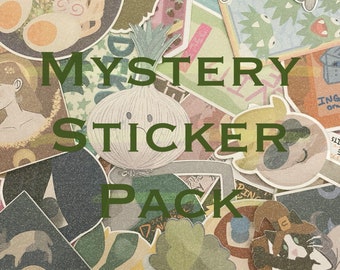 Cute Stickers Grab Bag, Kawaii Cute Mystery Sticker Grab Bag, Mystery ...