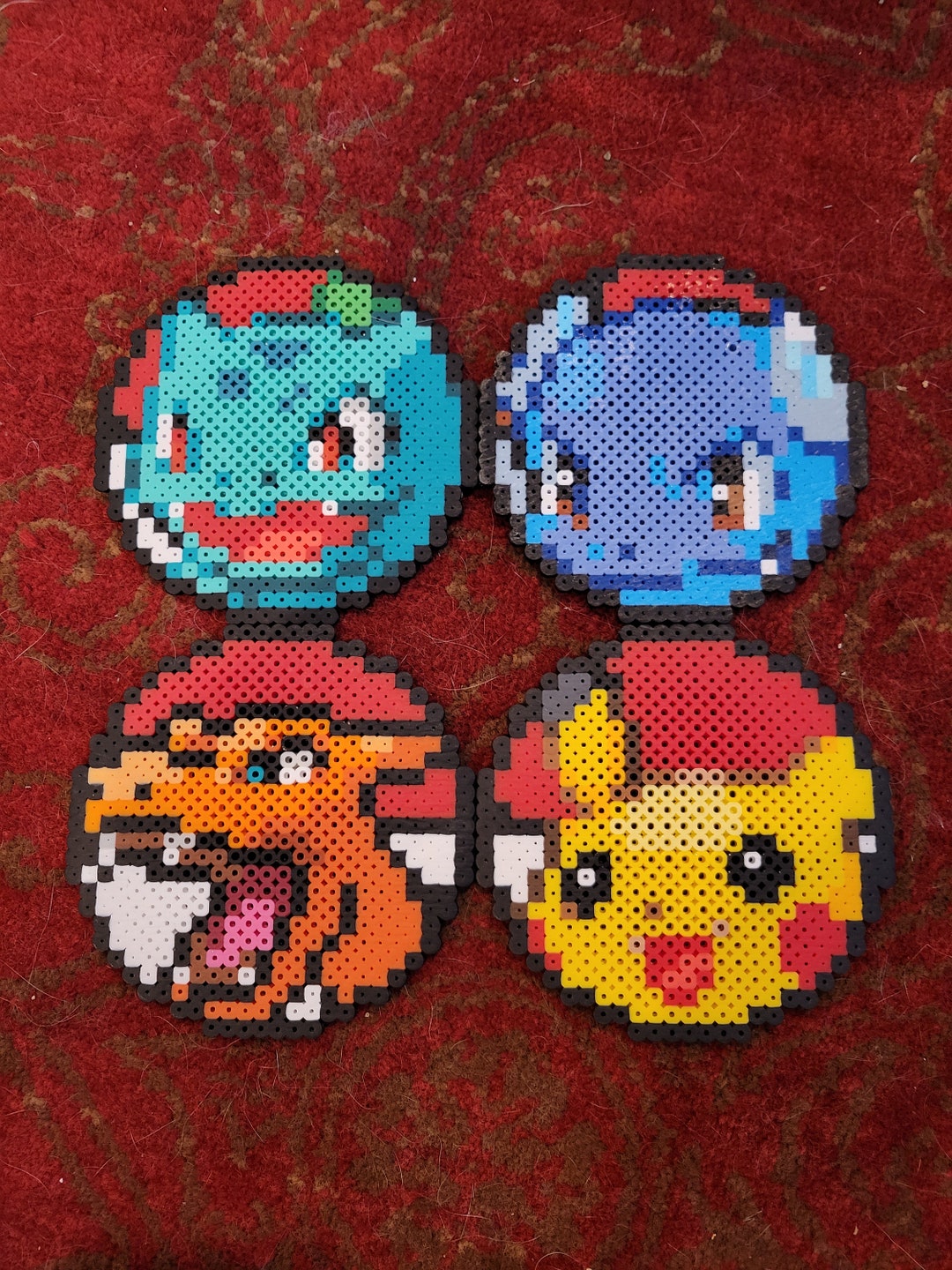 Starter Pokemon Coasters Gen 1 - Etsy