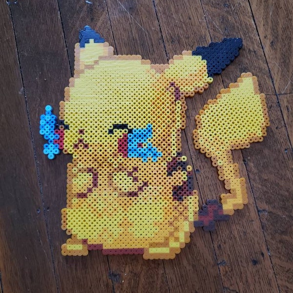Pikachu Perler - Etsy