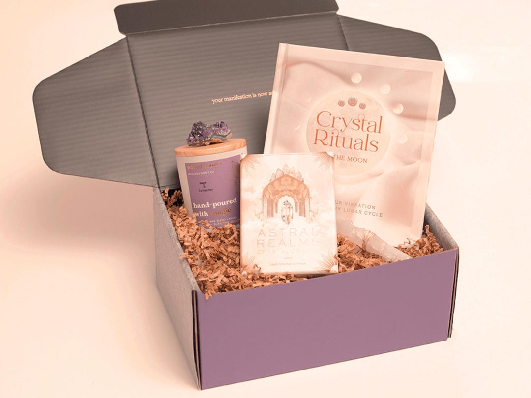 Astral Realm Gift Set | Heavenly Influence Oracle Cards, New Moon ...