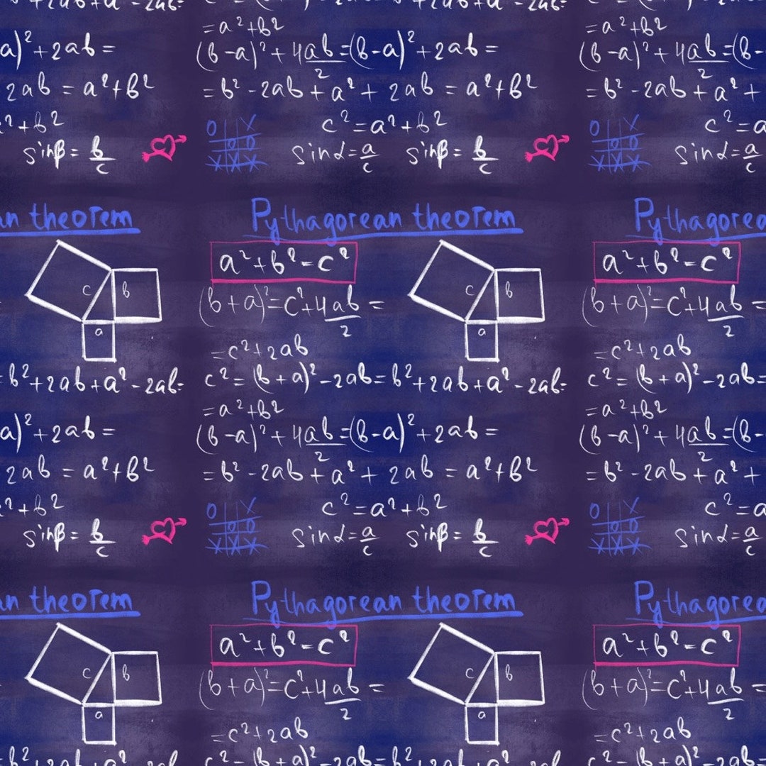 Mathematics Formula Pattern.digital Download.seamless Pattern - Etsy