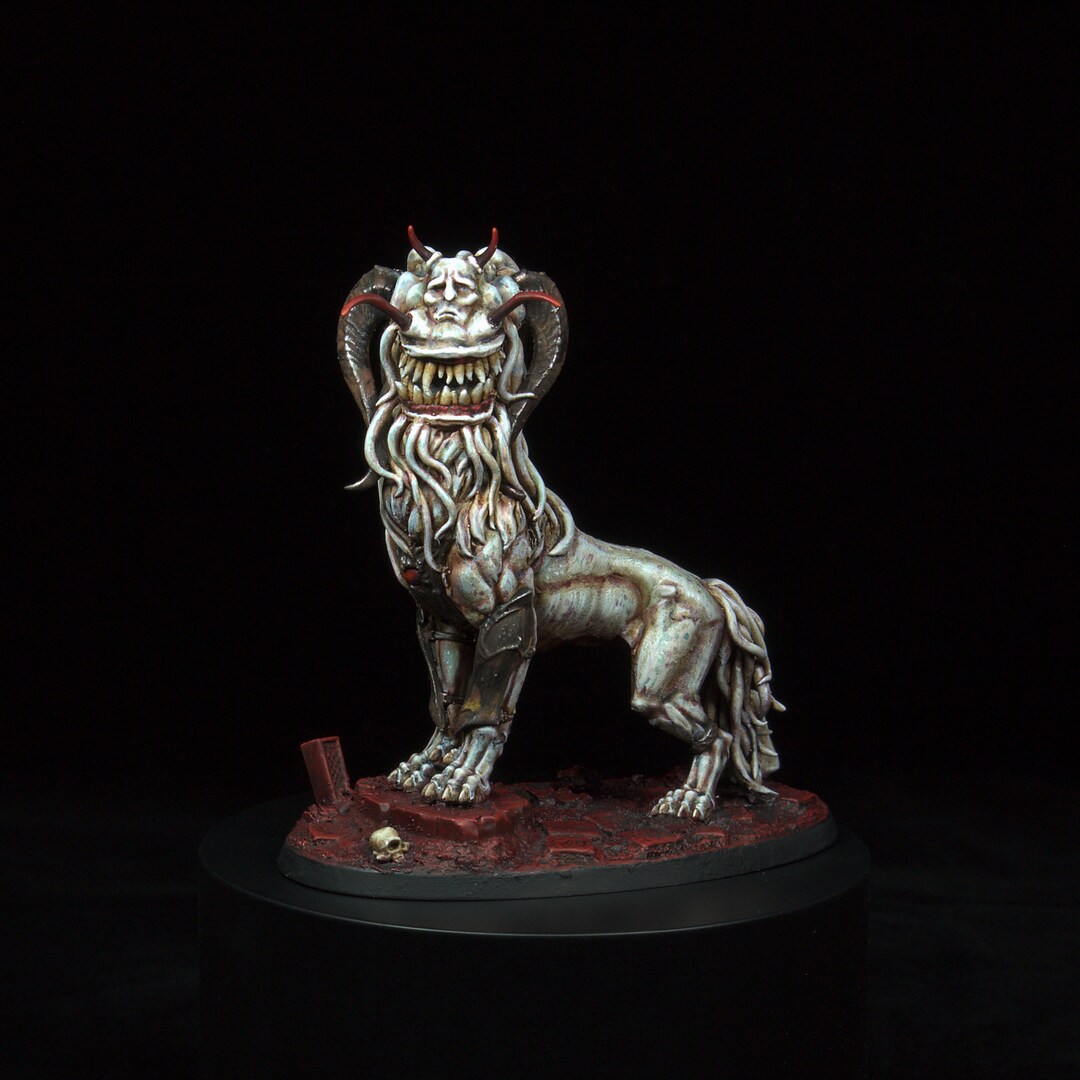 Baron: Daemon Miniature for Dnd / Tabletop painted, 28mm - Etsy
