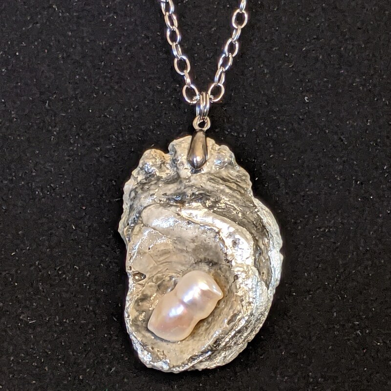Oyster Shell Pendant - Etsy