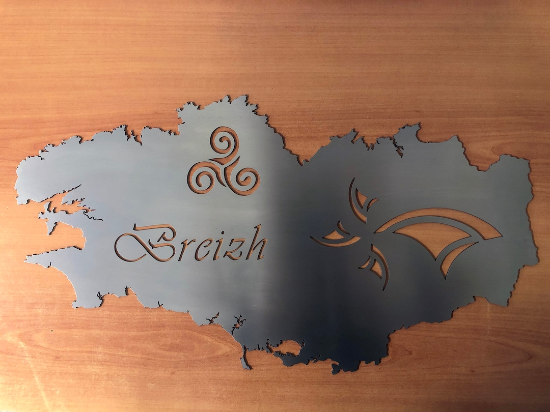 Bretagne Breizh DXF, Laser Cutting Files, Water Jet Cutting, Stencil ...