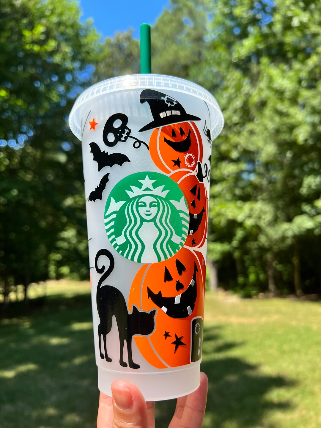 Halloween Cup Pumpkin Cup Spooky Cup Jack-o-lantern Cup - Etsy