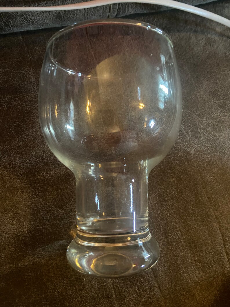 Vintage Clear Federal Glass Globe Goblets Set of 6 - Etsy