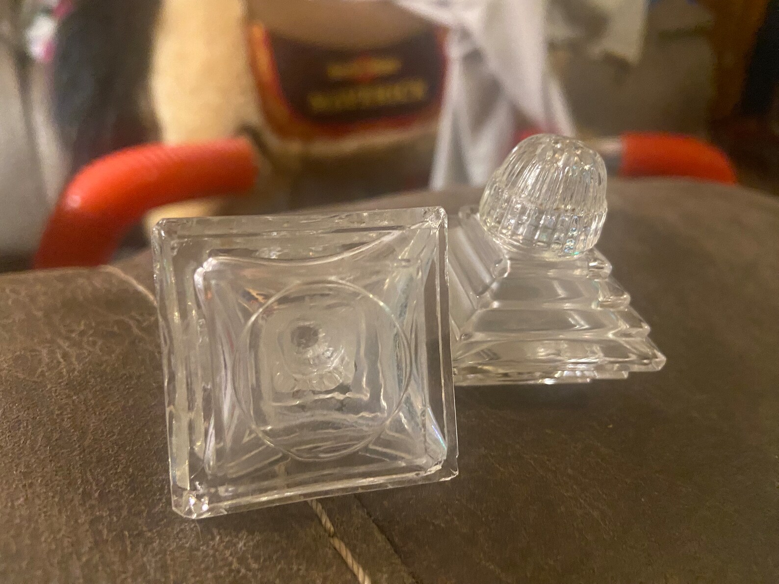 Vintage Art Deco Pyramid Glass Mini Salt Pepper Shakers - Etsy