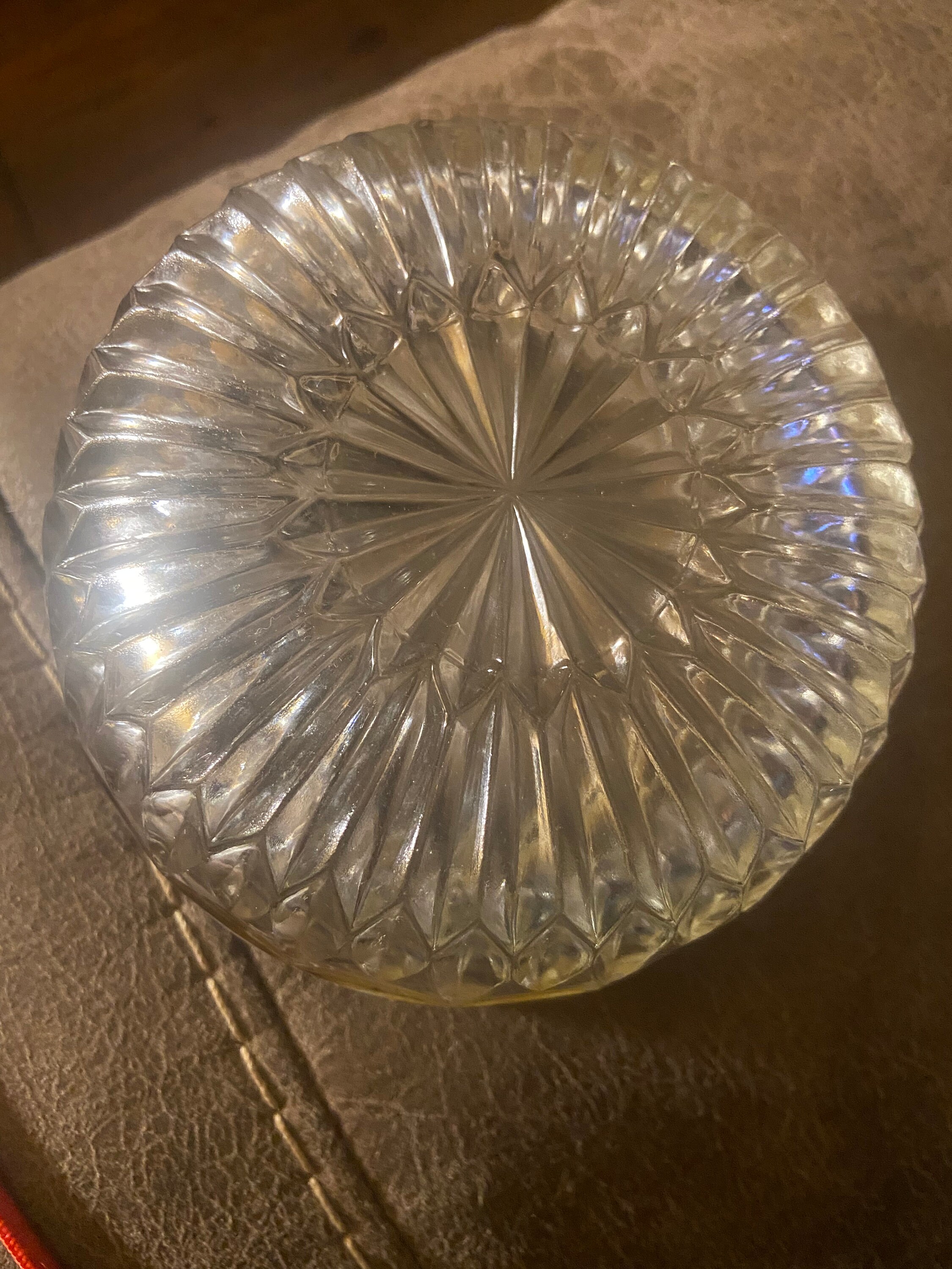 Beautiful Vintage Heavy Lead Crystal Bowl With a Silver Plated - Etsy