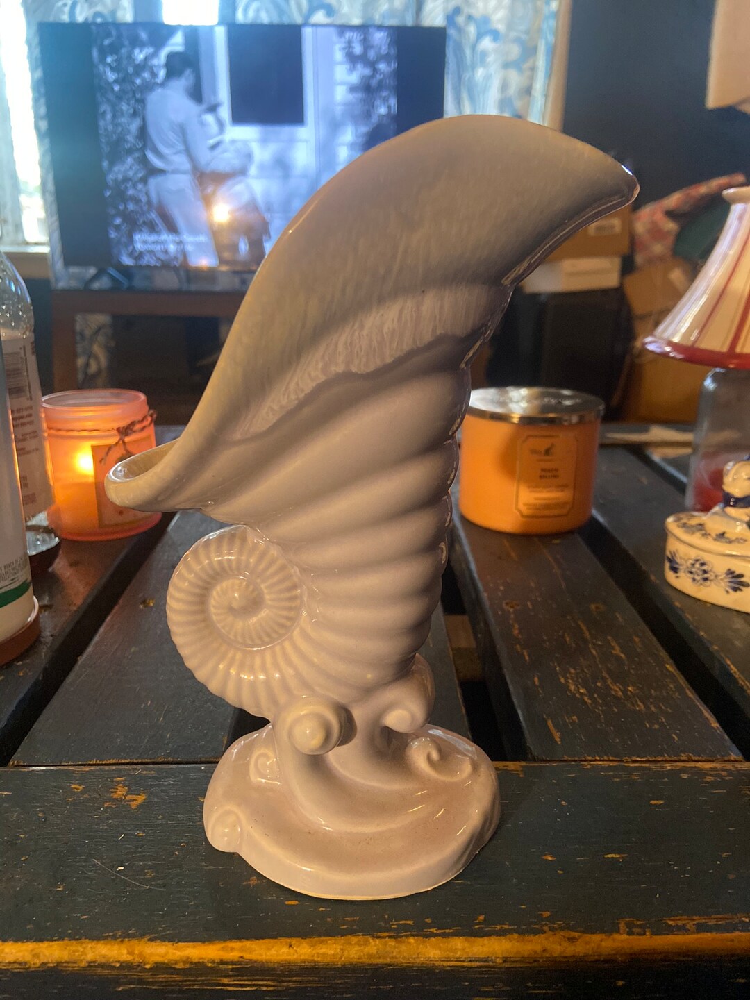 USA-608 Sea Shell Vase - Etsy