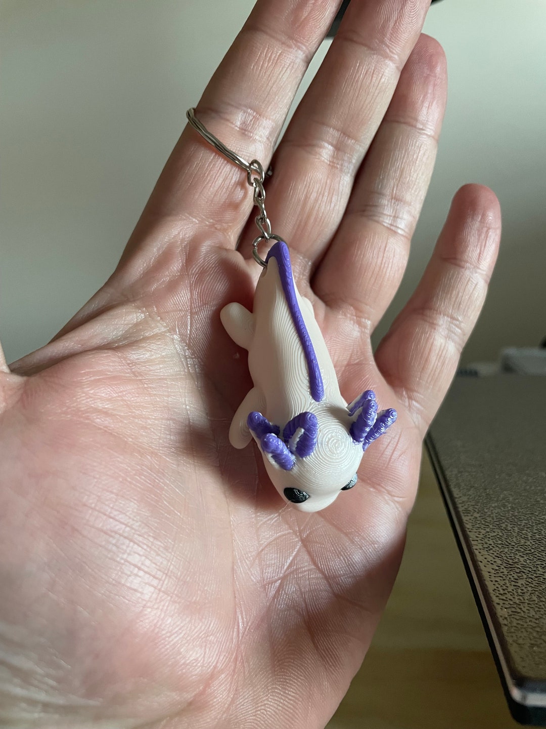 Axolotl Fidget Toy Keychain, Axolotl Gifts, 3D Printed Keyring - Etsy