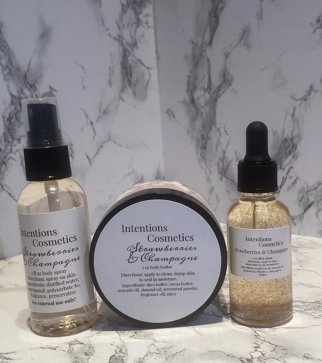 Mini Self Care Bundle self Care Gift Set Body Butter, Spray and Oil ...