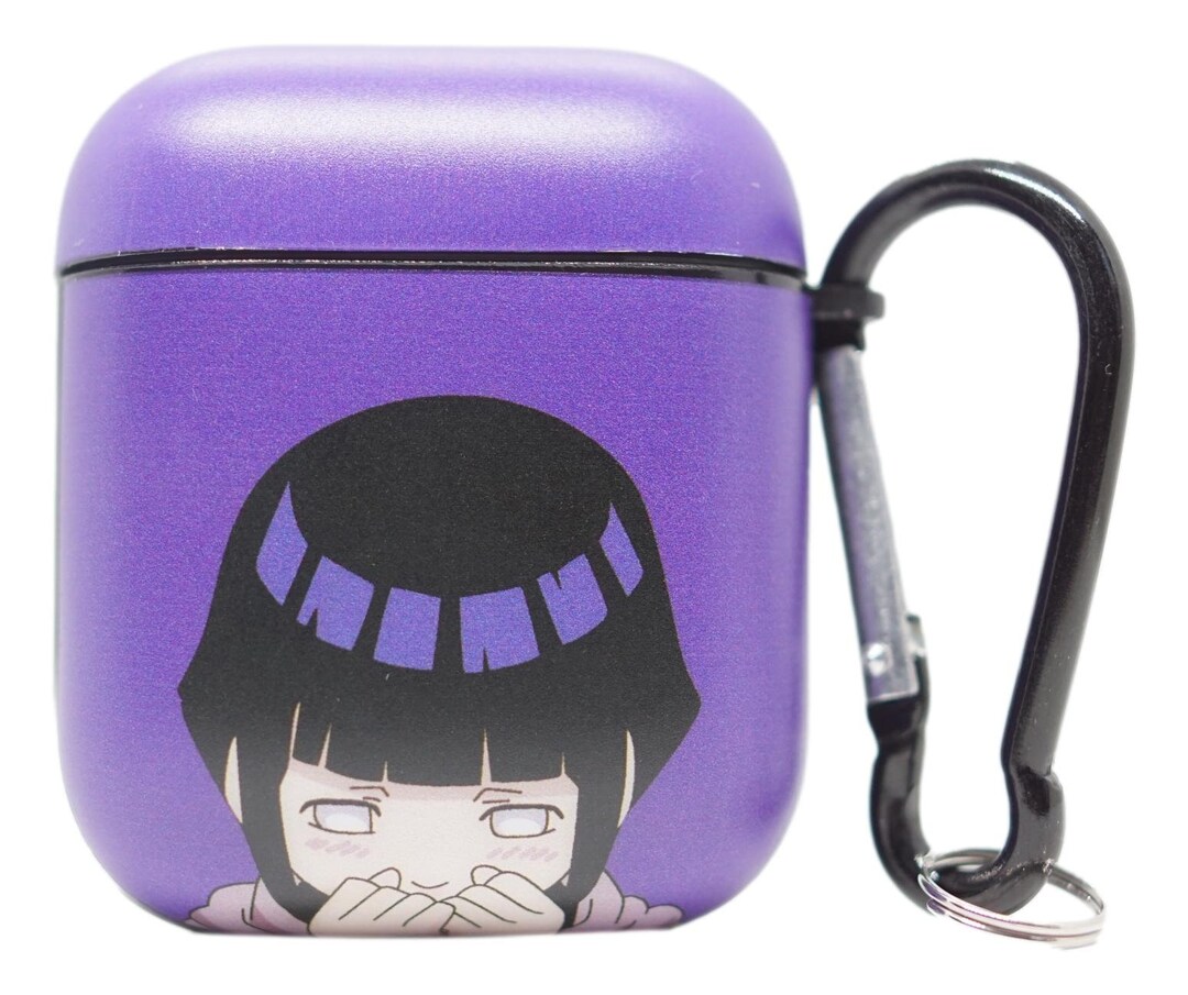 Cute Adorable Purple Anime Character Shy AirPod Case Cover With Key ...