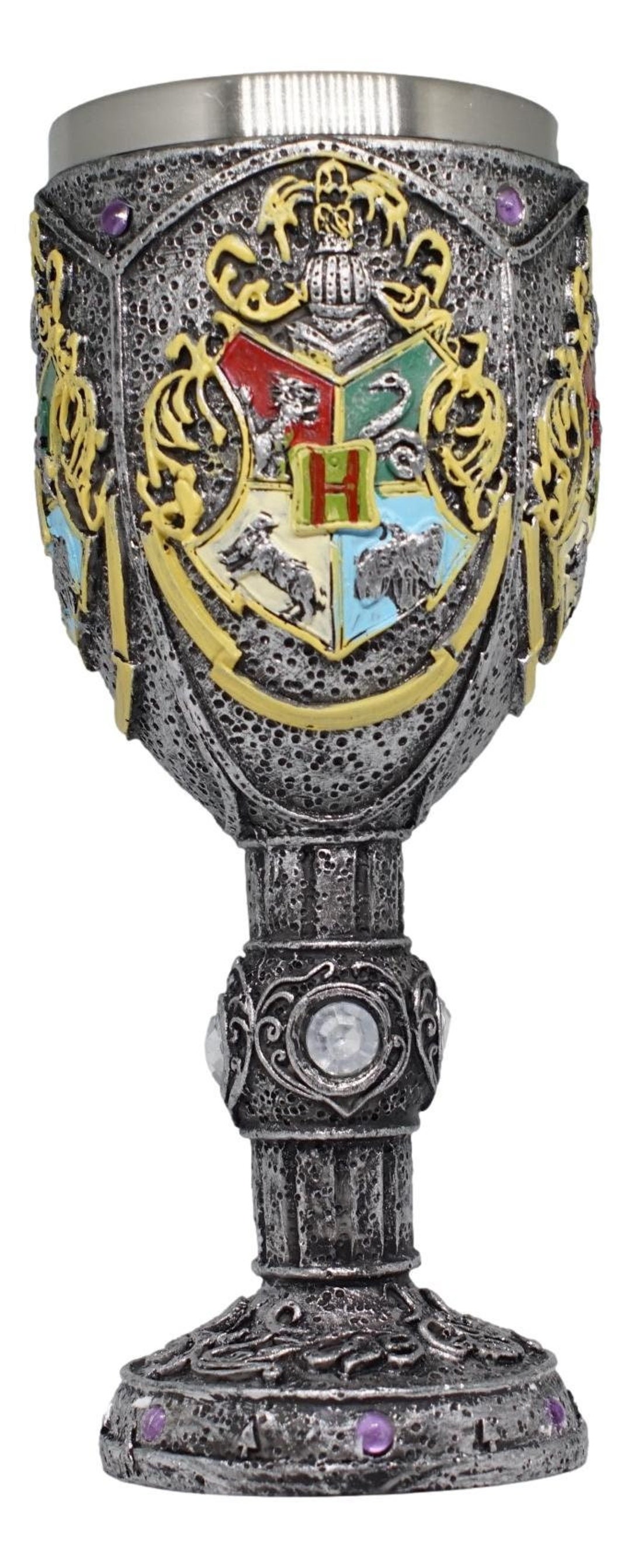 Magical Resin Chalice Goblet With Stainless Steel Decoration - Etsy