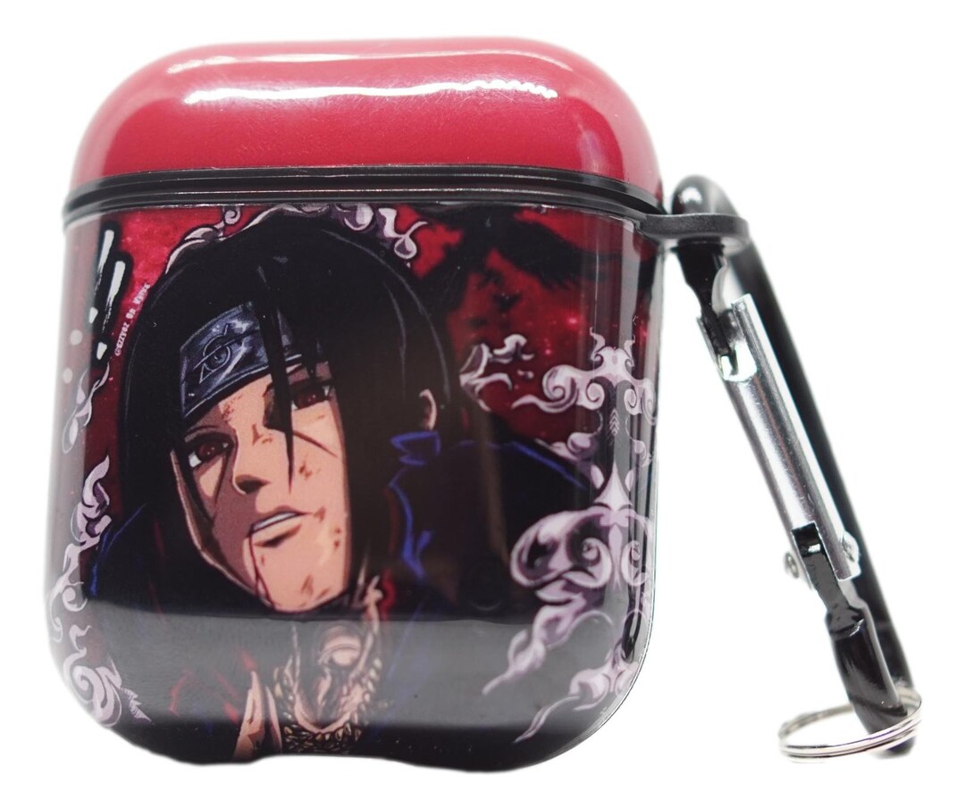 Anime Inspired First Generation AirPod Red Case With Key Chain Holder ...