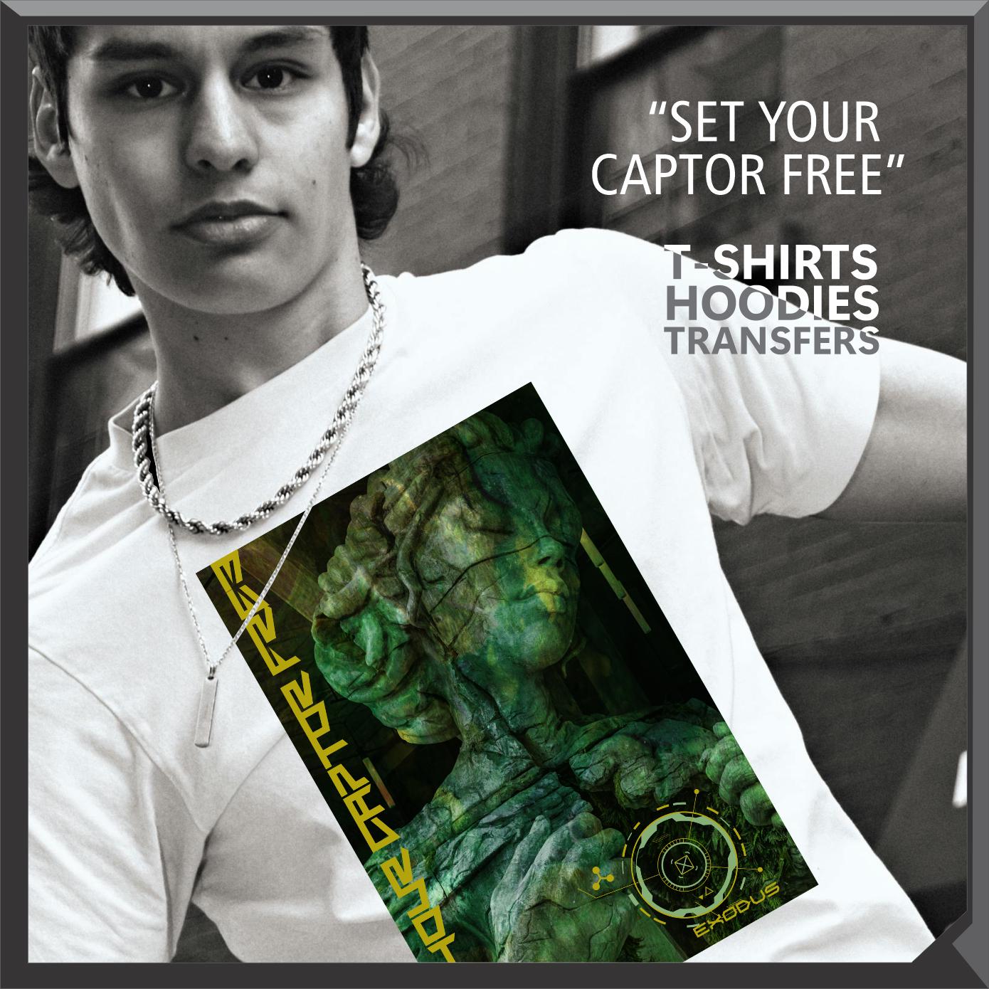 Set Your Captor Free - T-shirts and DTF Transfer, Vivid Color Print. - Etsy