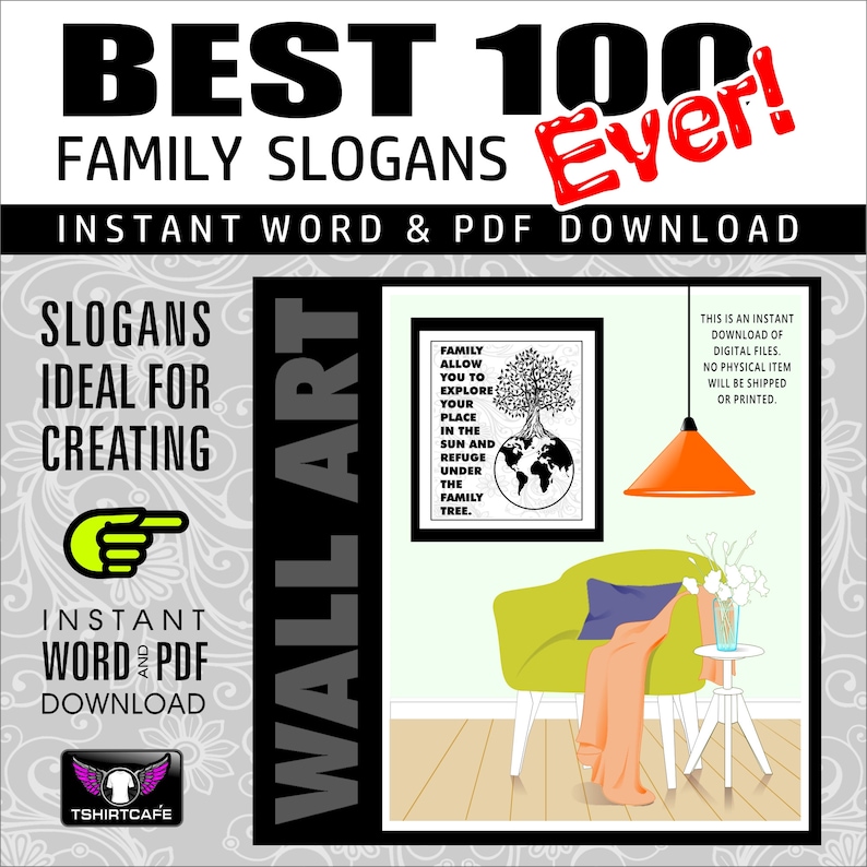 100 BEST Family Reunion Slogans Word Doc PDF File - Etsy