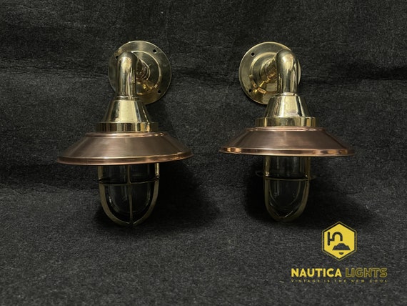Nauticalights Brass Ship Exterior Wall Décor Light Fixture | Etsy