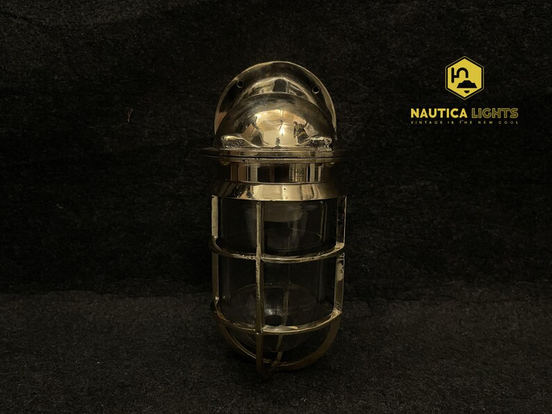 Oceanic Solid Brass Nautical Bars Wall Décor Bulkhead Light - Etsy