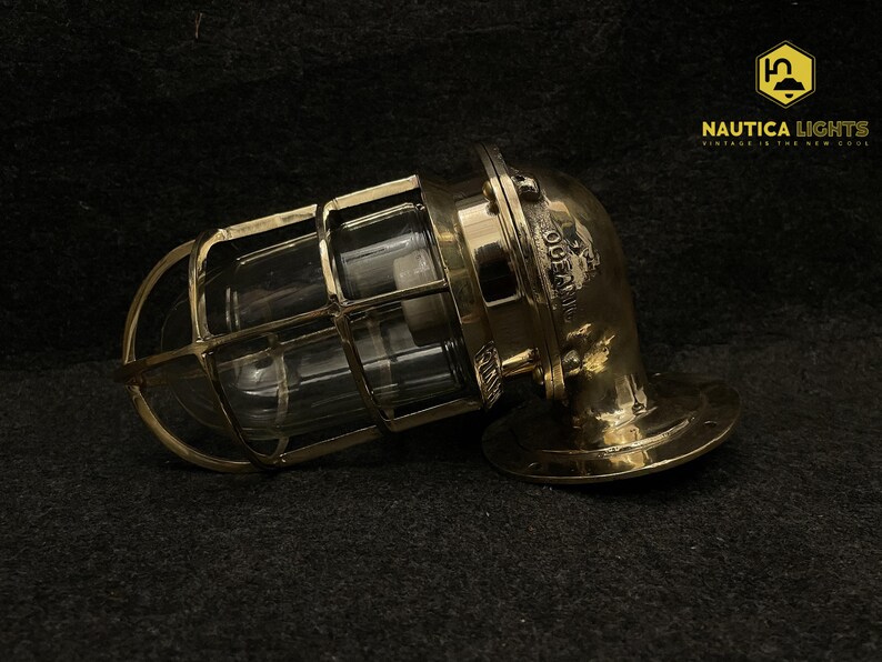 Oceanic Solid Brass Nautical Bars Wall Décor Bulkhead Light - Etsy