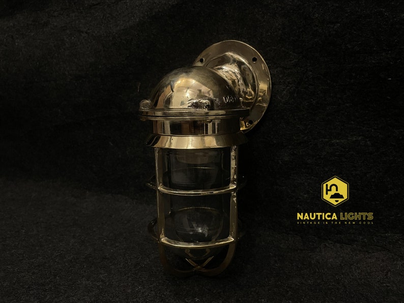 Oceanic Solid Brass Nautical Bars Wall Décor Bulkhead Light - Etsy