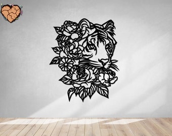 A Tiger Busting Out Svg - Etsy