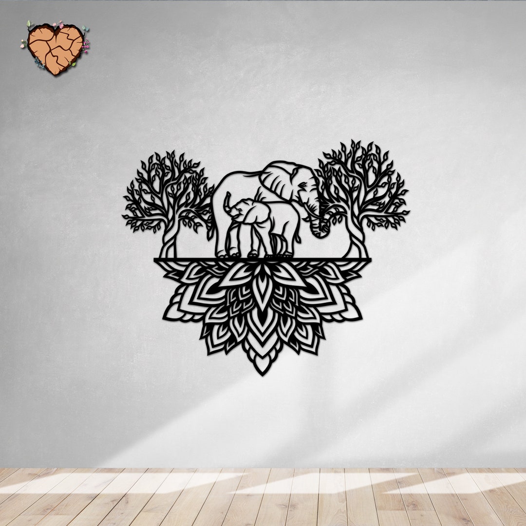 Mandala Elephant Svg, Elephant Mandala Pattern, Elephant Mandala File ...