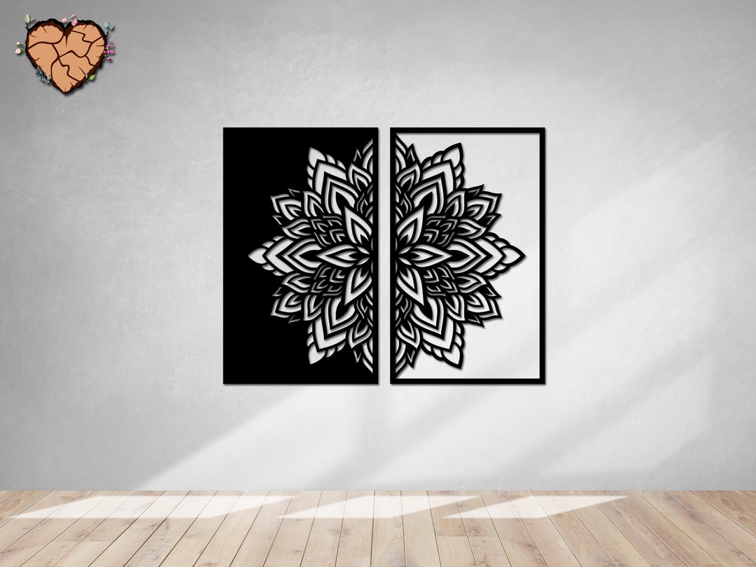 Multipanel Mandala Svg Mandala Cnc Route File Mandala Laser - Etsy