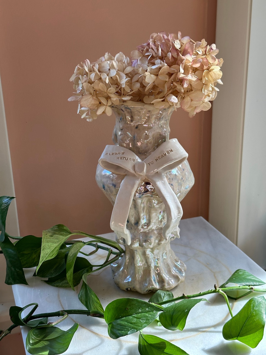 Mother of Pearl Vase - Etsy