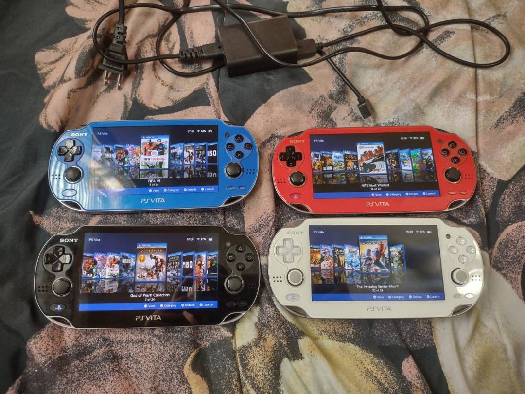 Ps Vita Modded 128gb W/games and Charger - Etsy