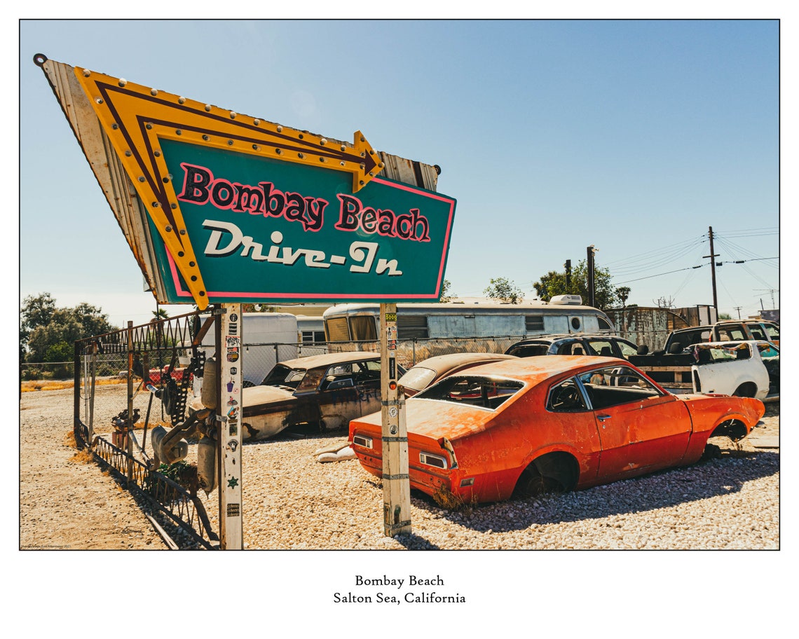 Bombay Beach Drive-in Poster 16x20 - Etsy