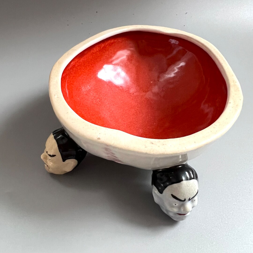 Tibetan Kapala Skull Ritual Tantric Buddhist Kapala Porcelain Practice ...