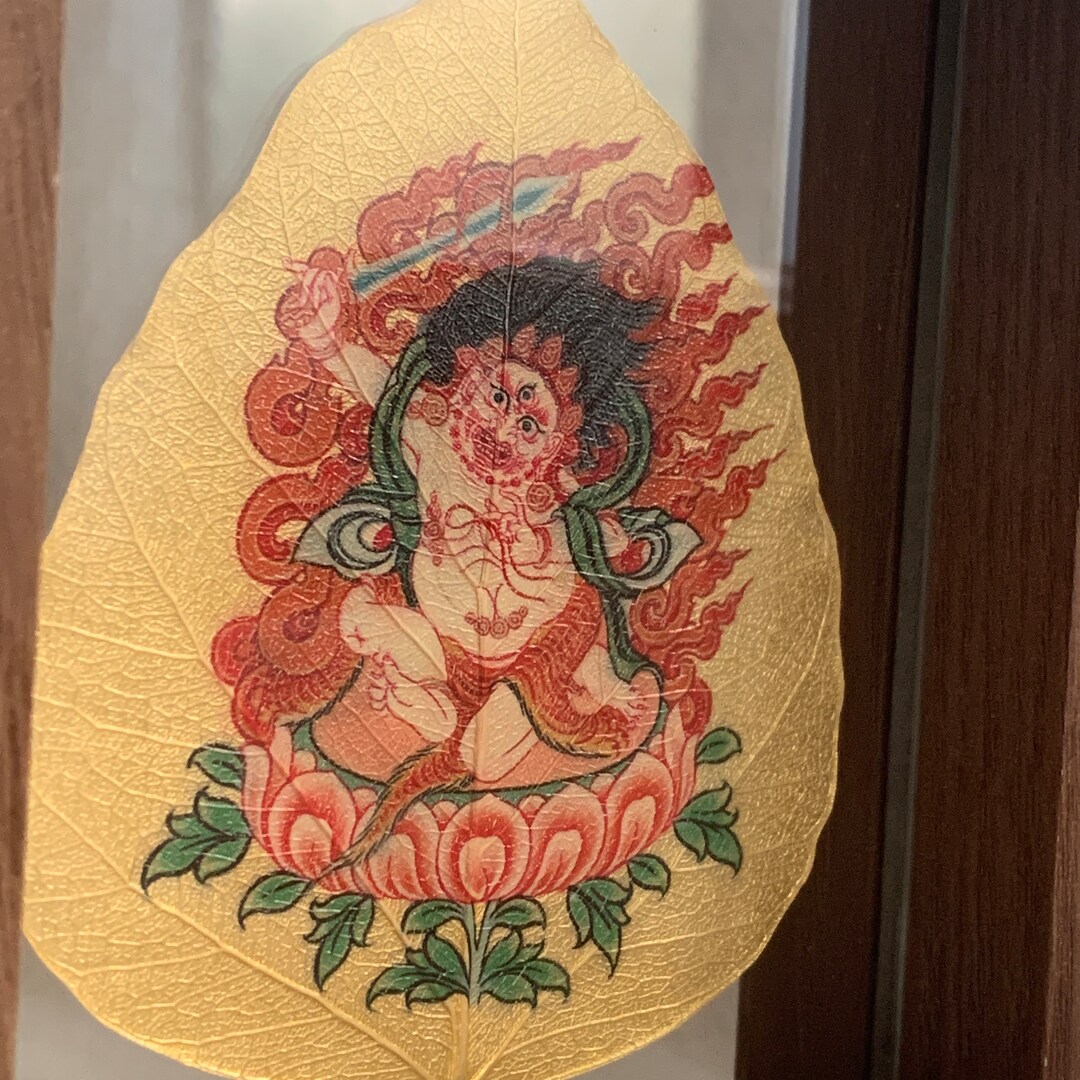 Acala Bodhi Leaf Thangka Decorations-acala Buddhist Art buddhist ...