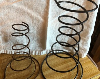 3 Metal Bed Springs, Tornado Springs, Bed Springs for Wreaths, Home ...