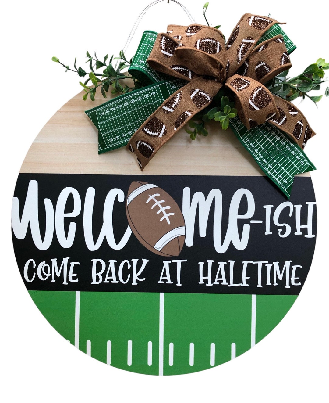 Football Door Hanger - Etsy