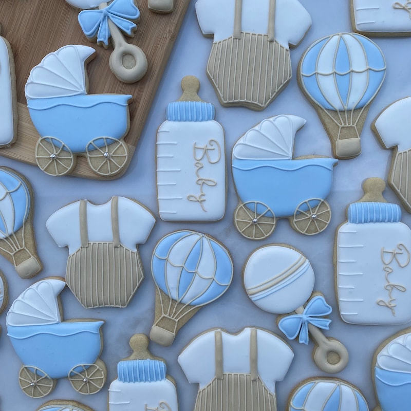 Baby Boy Cookies - Etsy