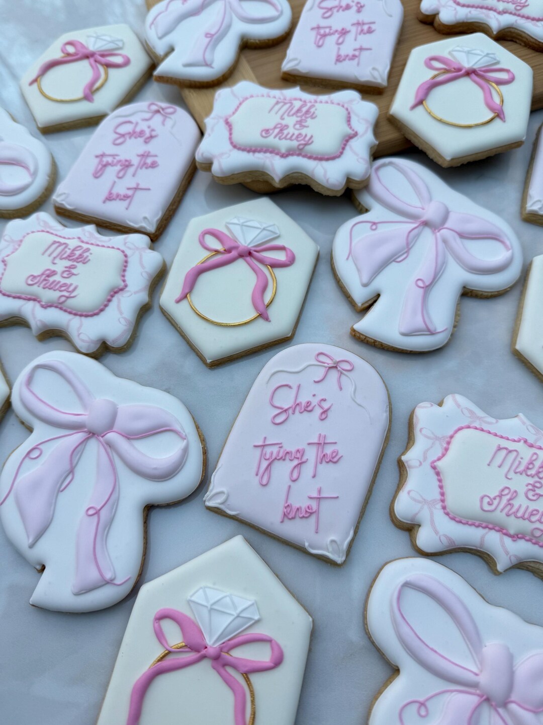 Bridal Shower Cookies: 'she's Tying the Knot' Theme (one Dozen) - Etsy