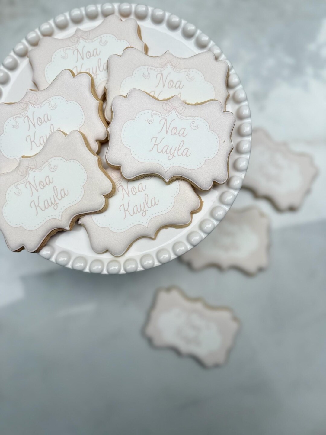 Custom Printed Name Cookies: One Dozen, Kosher - Etsy