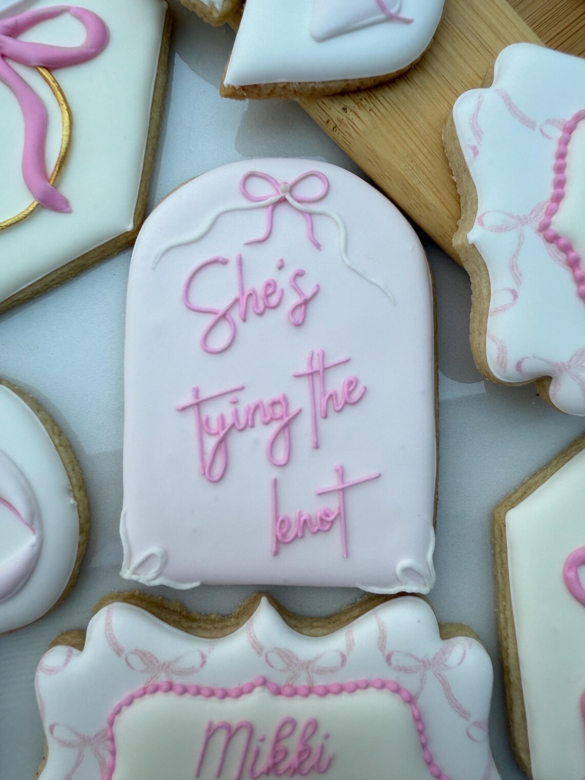 Bridal Shower Cookies: 'she's Tying the Knot' Theme (one Dozen) - Etsy