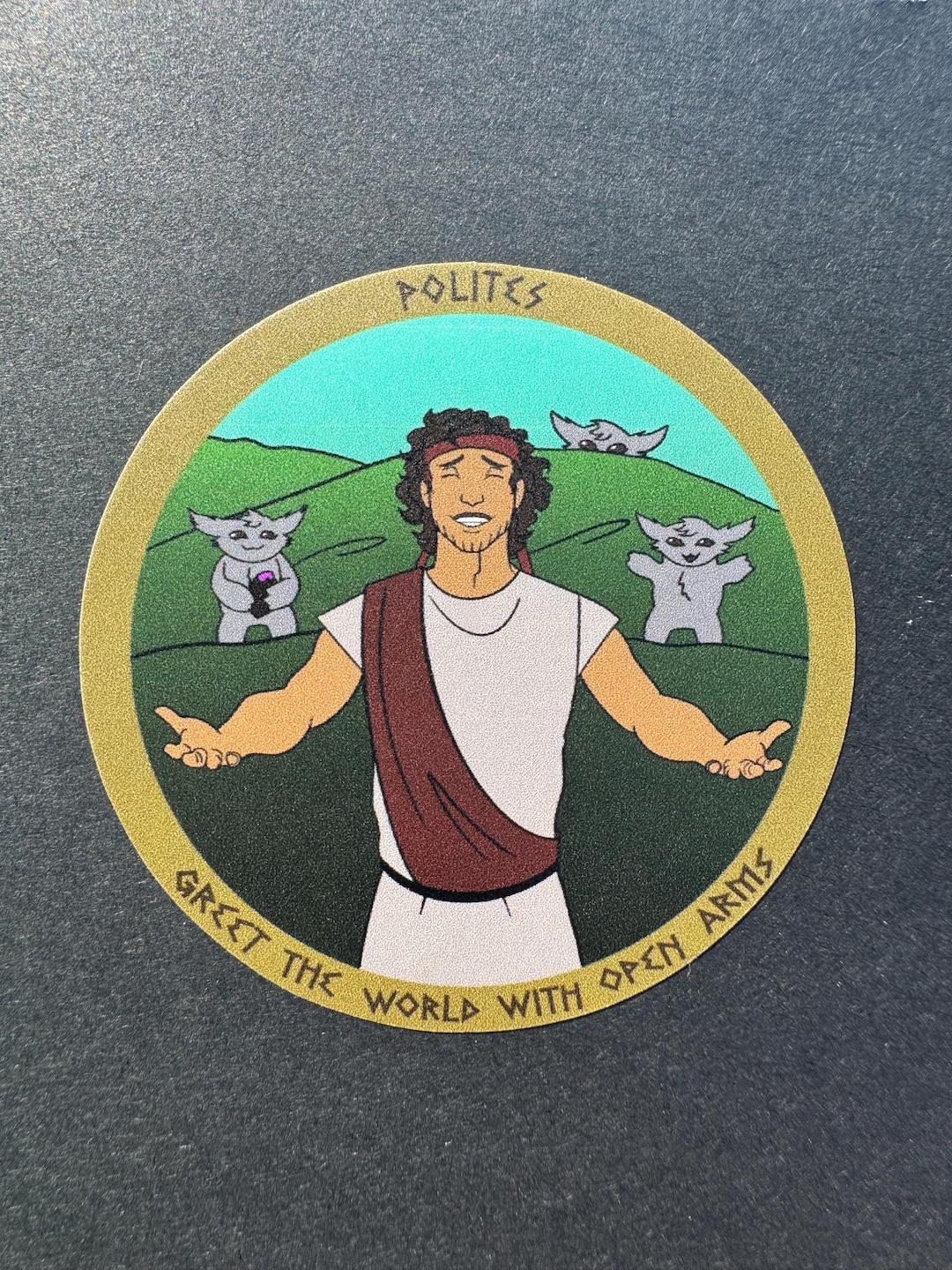 Polites Sticker, the Odyssey Sticker, Epic the Musical Sticker - Etsy