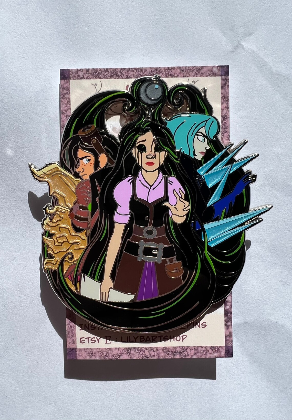 Everyones a Little Evil Tangled the Series Fantasy Enamel | Etsy