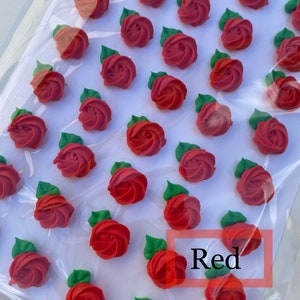 40 Mini Royal Icing Rosettes - Etsy