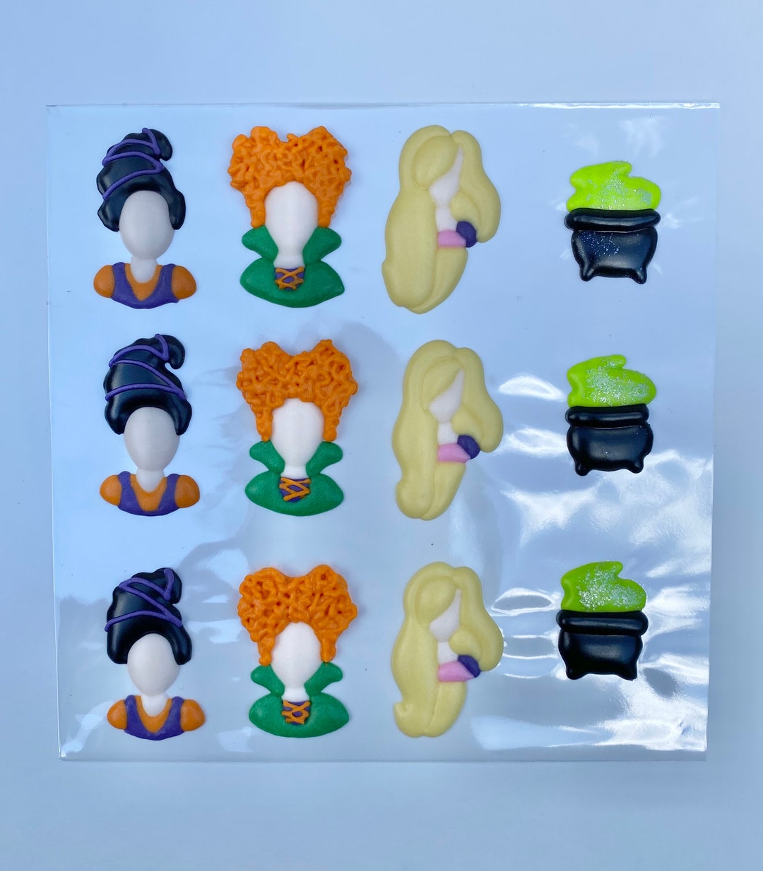 Hocus Pocus Royal Icing Tranfers I Halloween Toppers I Sister Witches ...