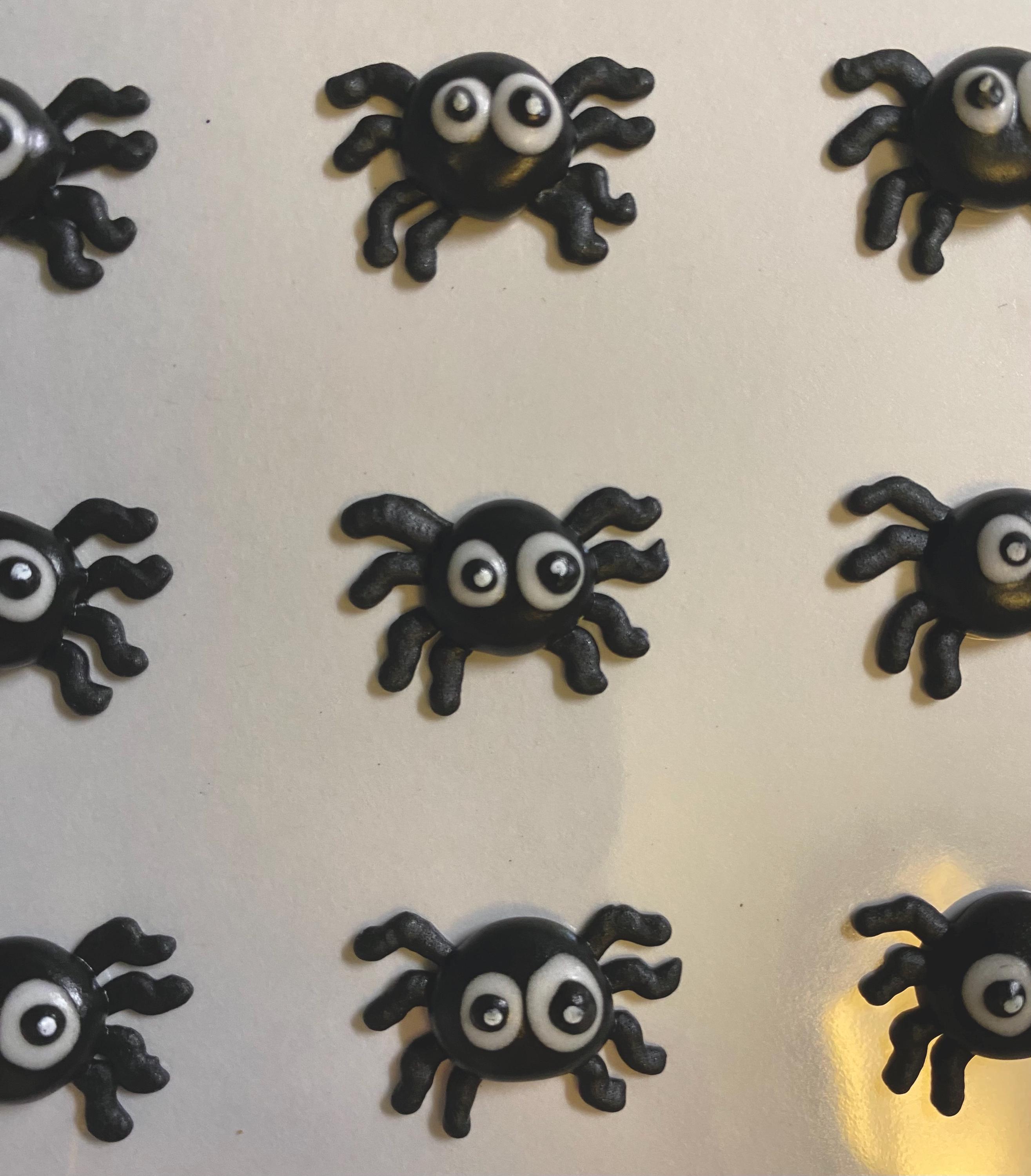 Royal Icing Spider Transfers / Spider Sprinkles - Etsy