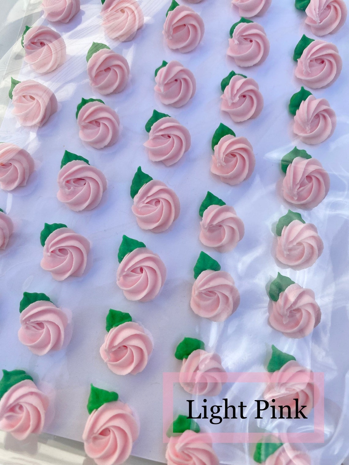40 Mini Royal Icing Rosettes - Etsy